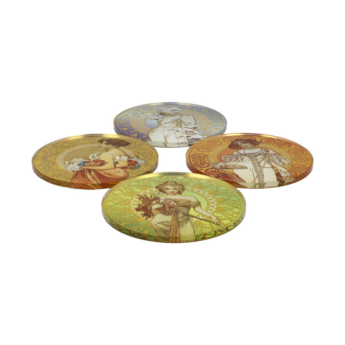 Alphonse Mucha - Jahreszeiten 1900 Bunt Alphonse Mucha Goebel 67061801 ... Alphonse Mucha - Jahreszeiten 1900 Bunt Alphonse Mucha Goebel 67061801 ...